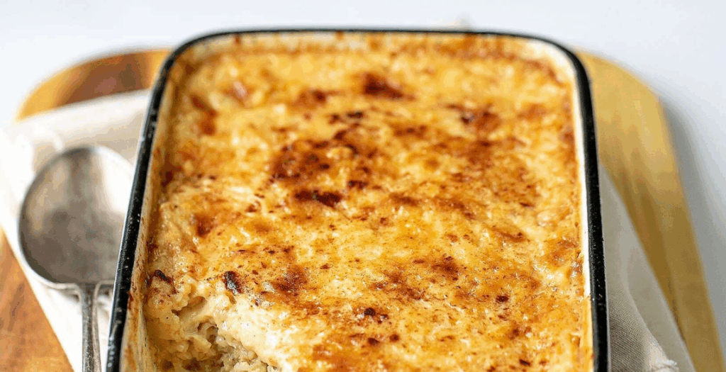 Creamy Baked Rice Pudding with Cinnamon. A Timeless Dessert You’ll Love ...