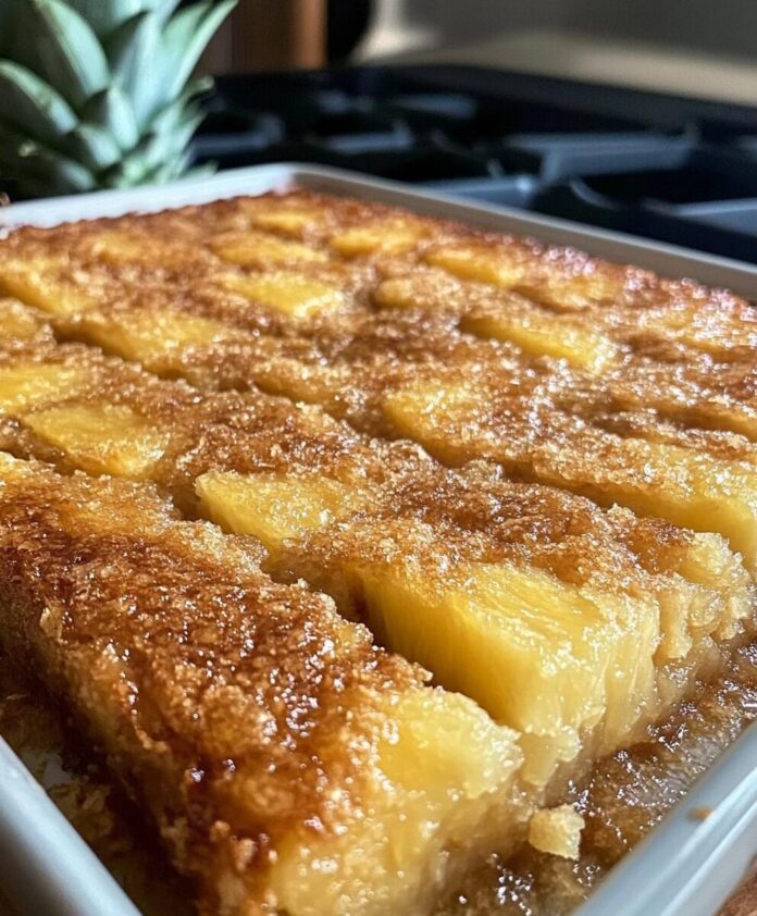 Easy Pineapple Bake Recipe – A Tropical Dessert That’s Soft, Sweet ...