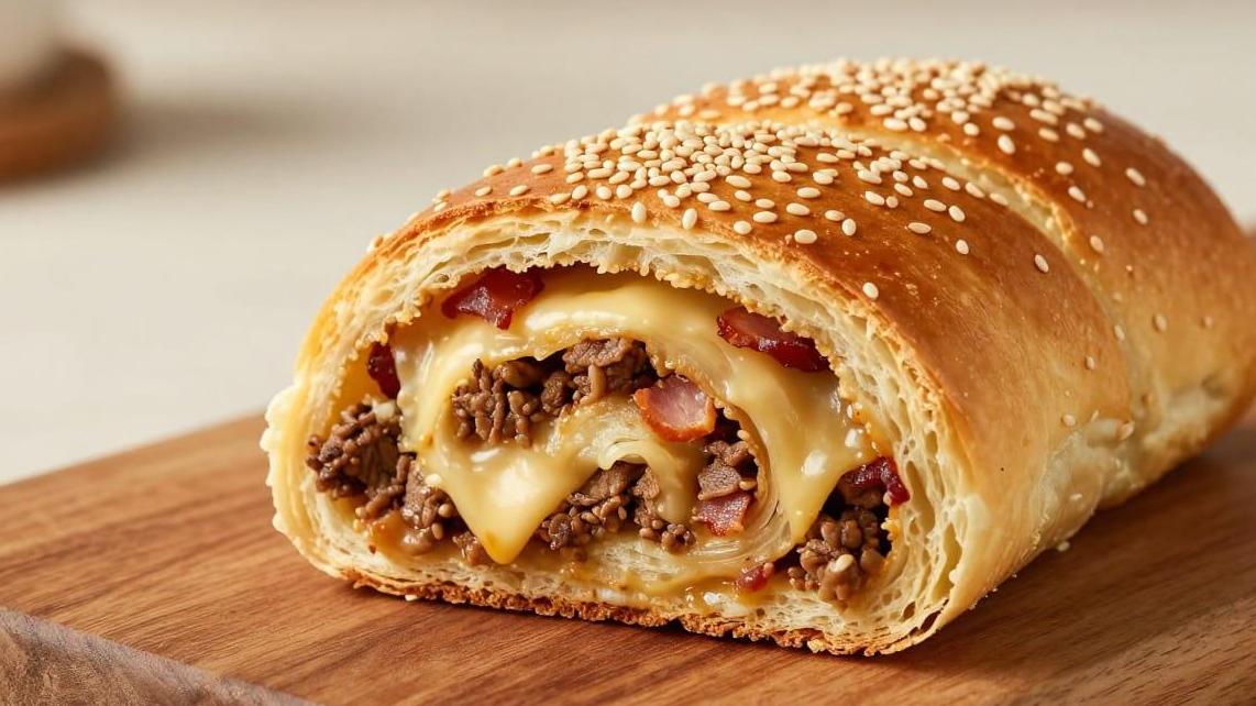 Garbage Bread: how to transform a cheeseburger into a shareable stuffed ...